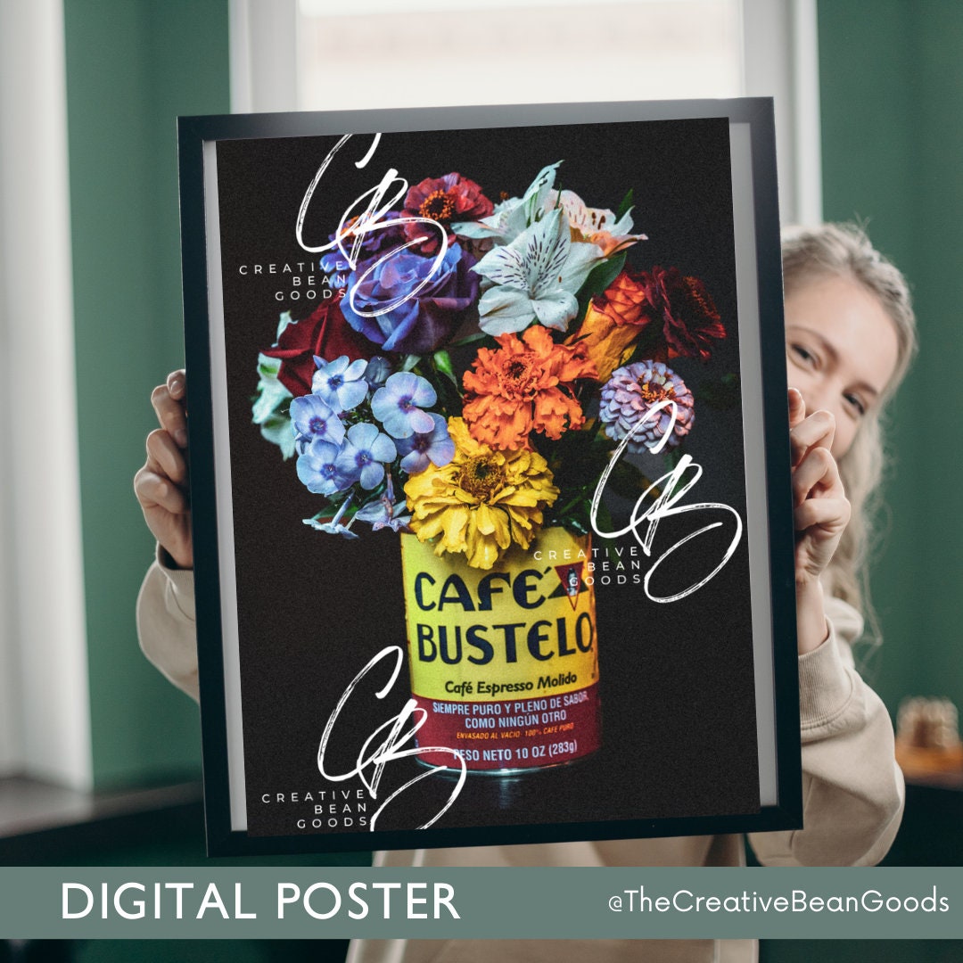 Cafe Bustelo Wild Flowers-print - Etsy