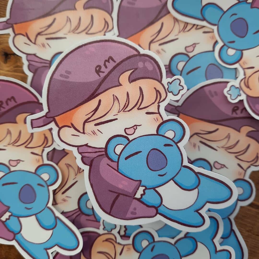 Rap Monster RM and Koya Laptop Sticker I Cute Sticker - Etsy Canada