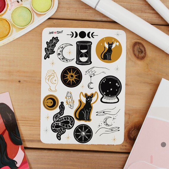 Paper & Party Supplies Paper Matte White Clear Kiss Cut Stickers ...