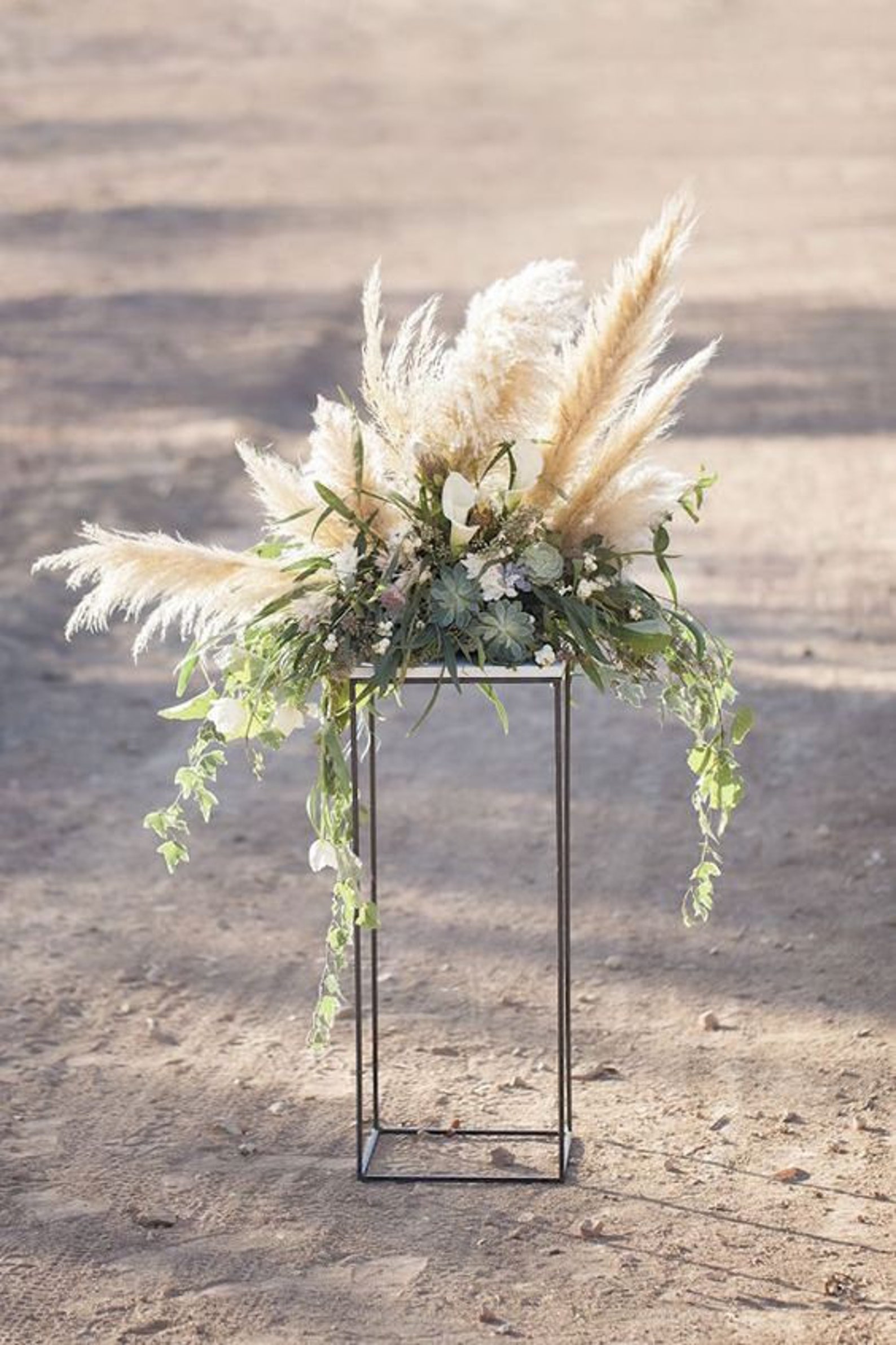 Farmhouse Style Lantern Silk Flower Arrangement, Centerpieces ...