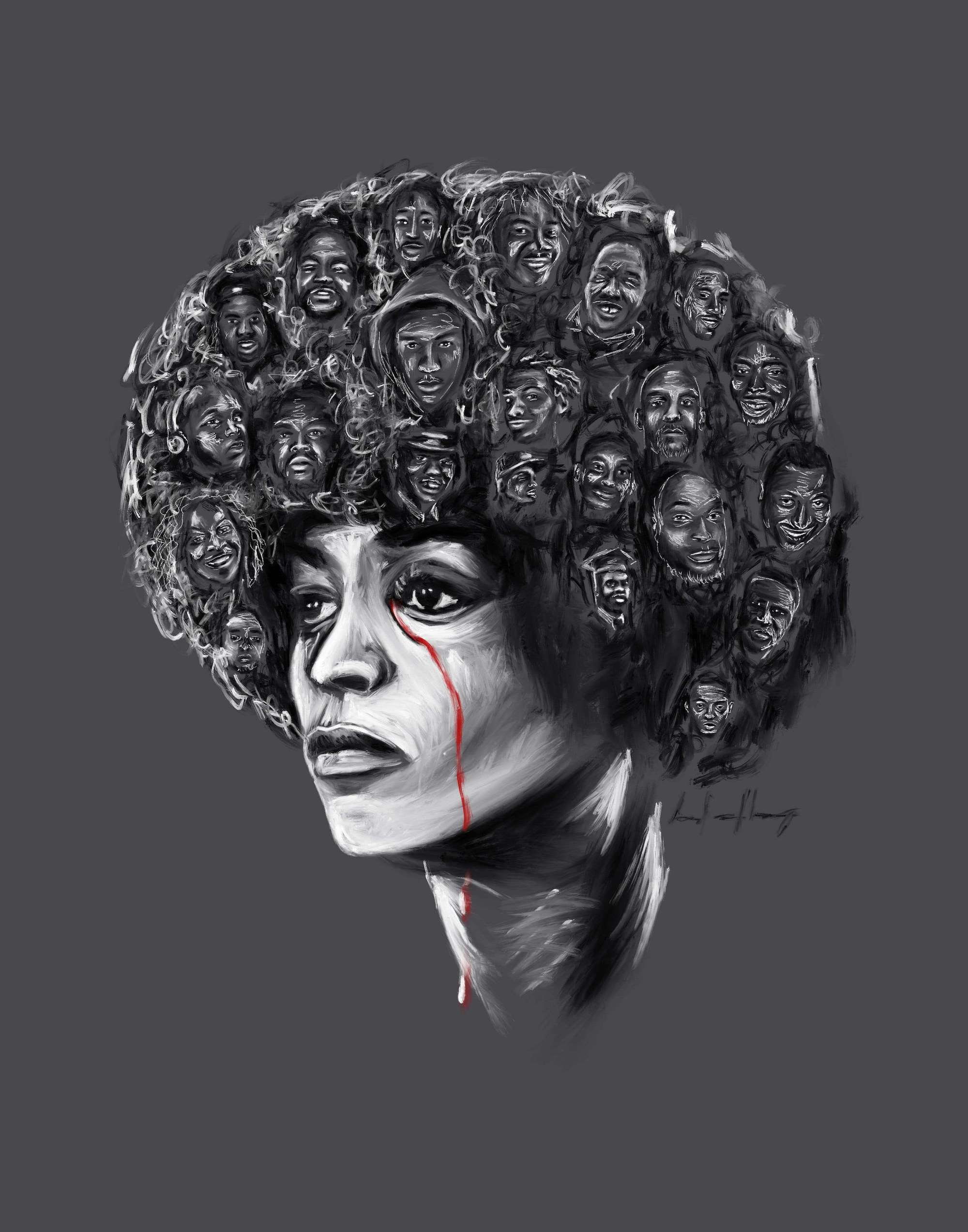 Angela Davis Wall Art Angela Davis Understands Wall Art | Etsy