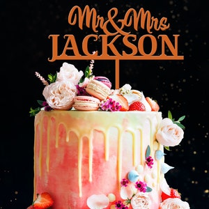 Custom Wedding Cake Topper Acrylic Wood Cutout Sign - Etsy