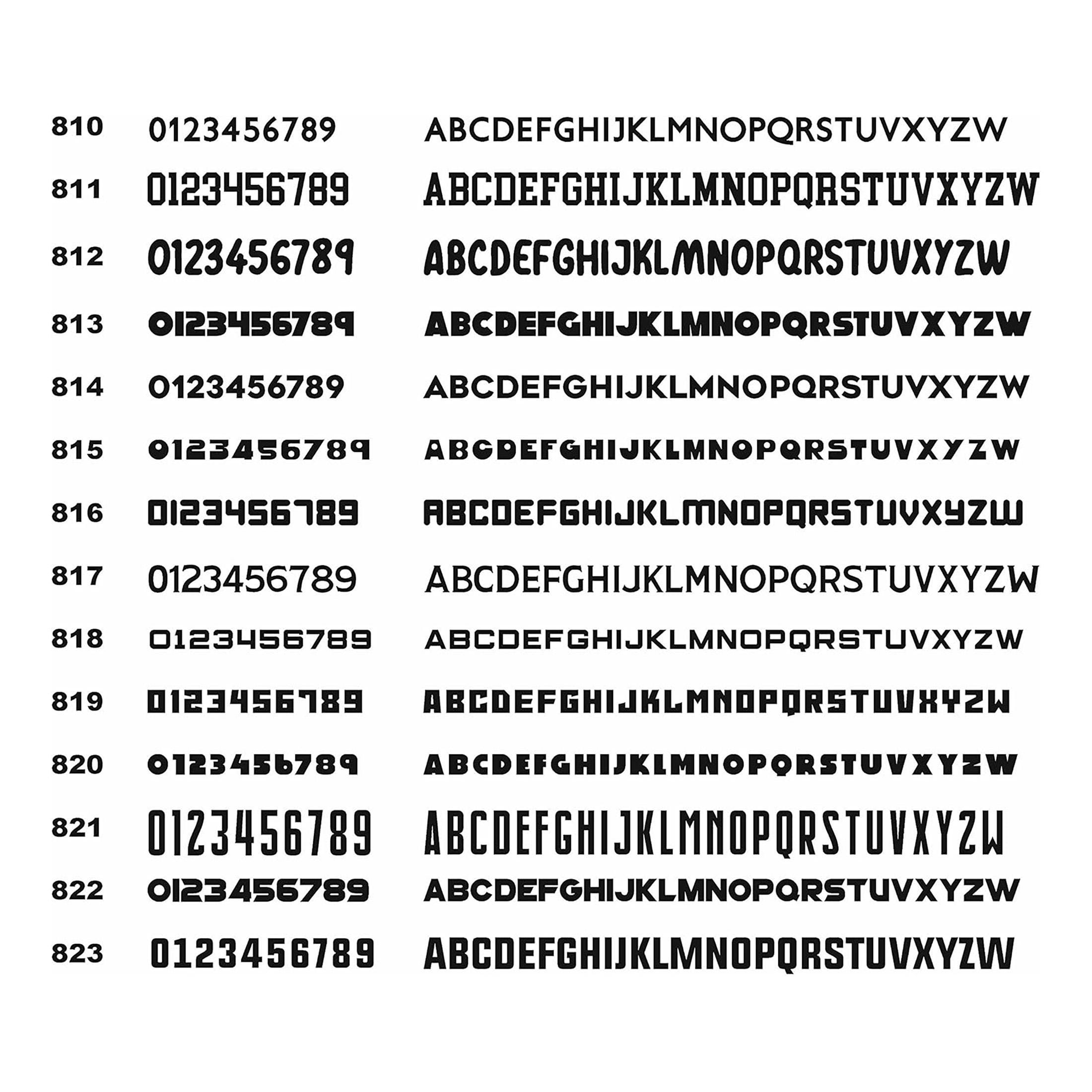 Sticker Decal Sign Block Letter Lettering Name Vinyl Custom Text Font ...
