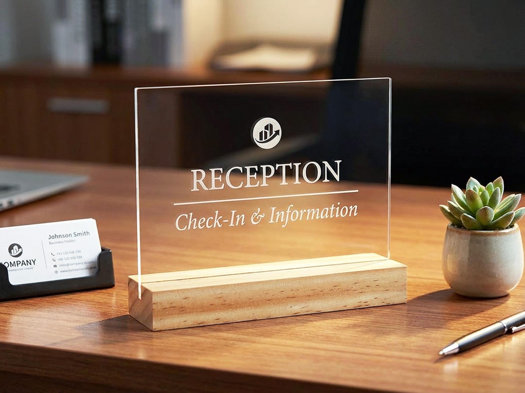 Acrylic Engraved Tag Sign Award Prize Trophy Arch Name Custom ...
