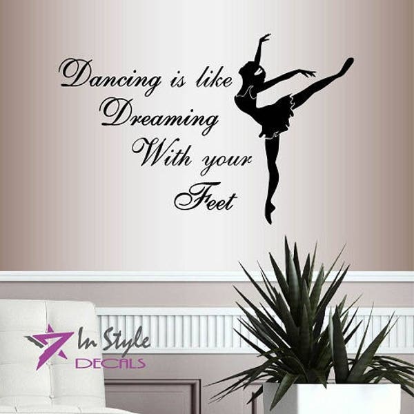 Ballet Wall Decal - Etsy