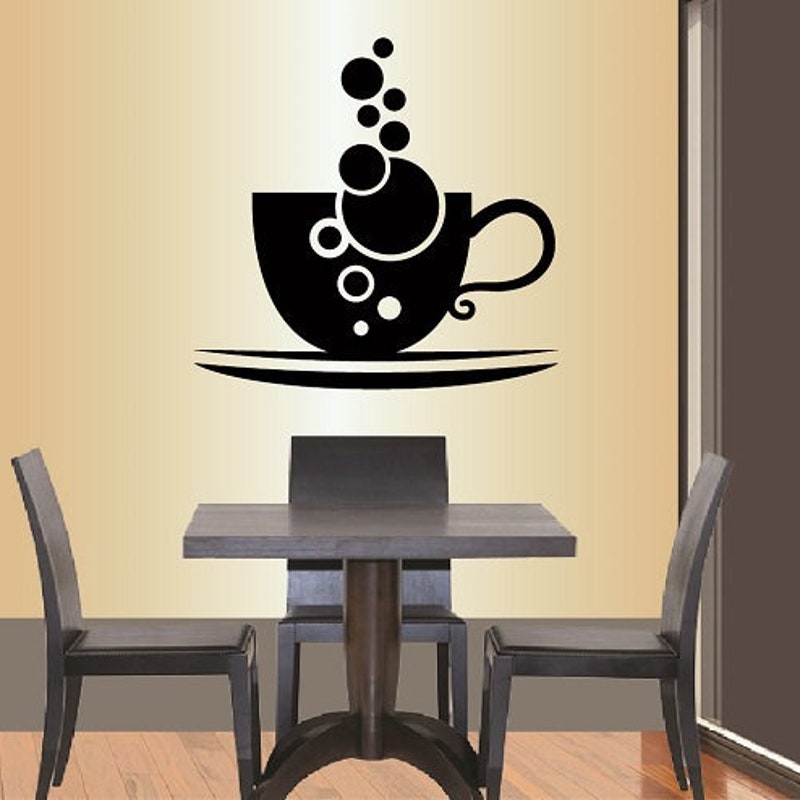Tea Cup Wall Decal - Etsy