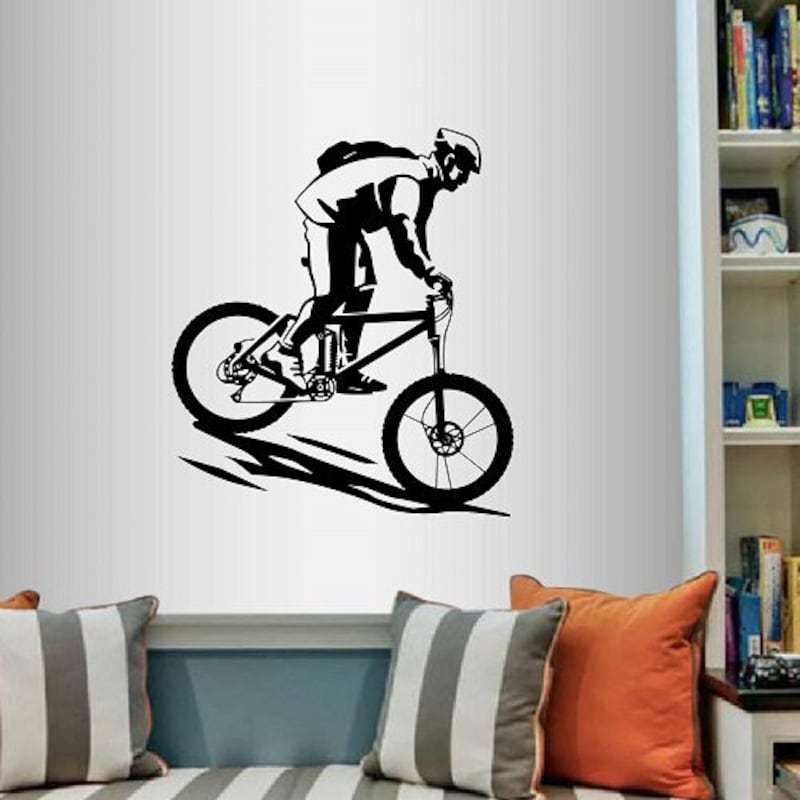 Bike Wall Decal - Etsy UK