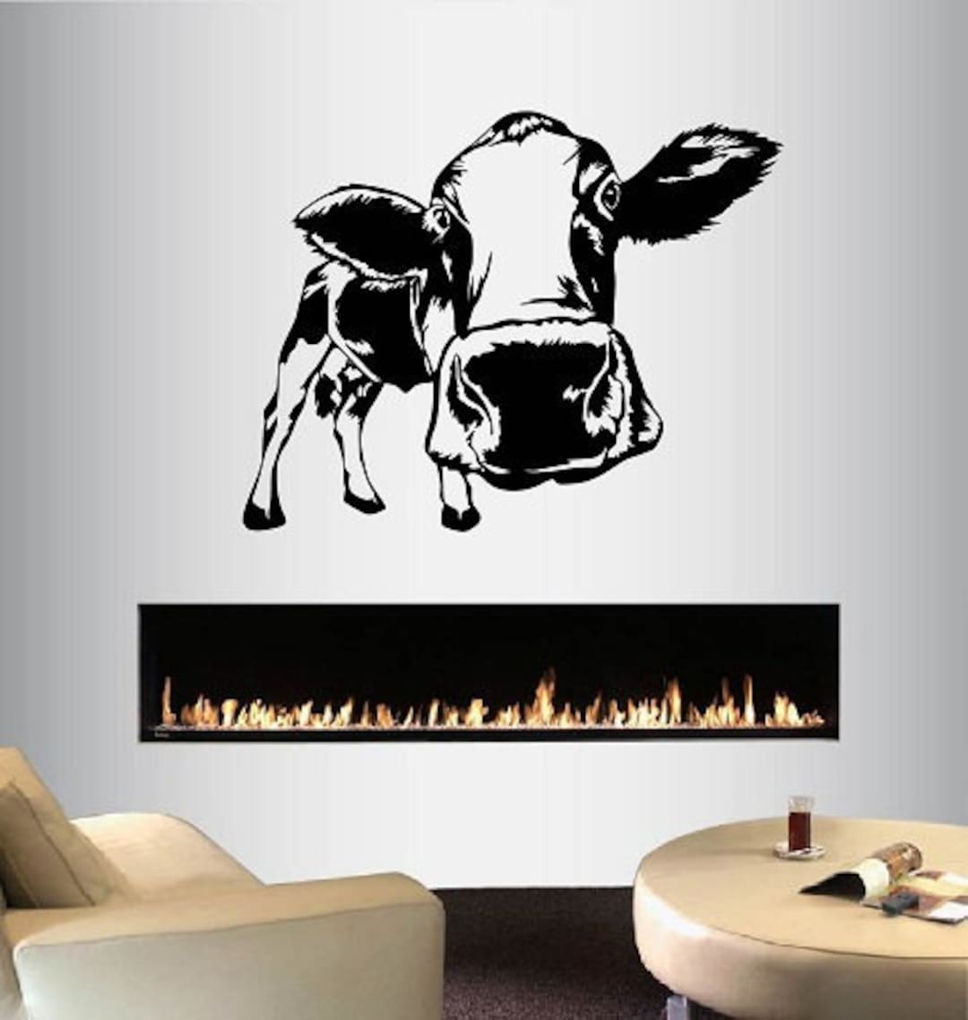 In-style Decals Wall Vinyl Decal Home Decor Art Sticker Funny Cow Calf ...