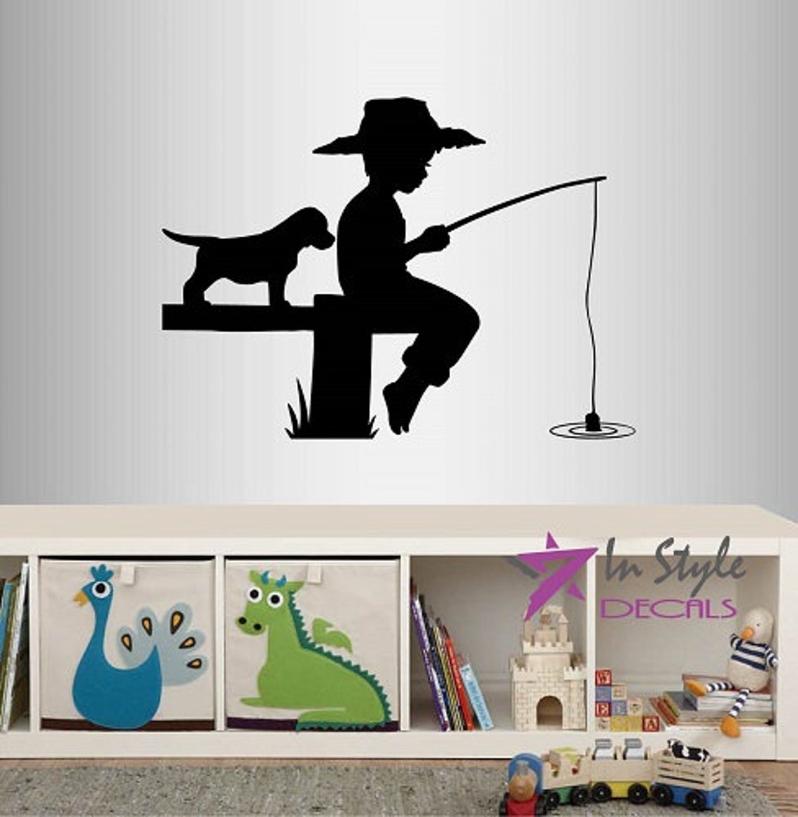In-style Decals Wall Vinyl Decal Home Decor Art Sticker Cute - Etsy