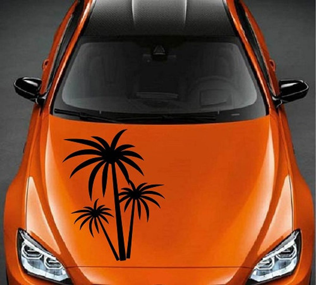 In-style Decals Vehicle Auto Car Décor Vinyl Decal Art Sticker Palm ...