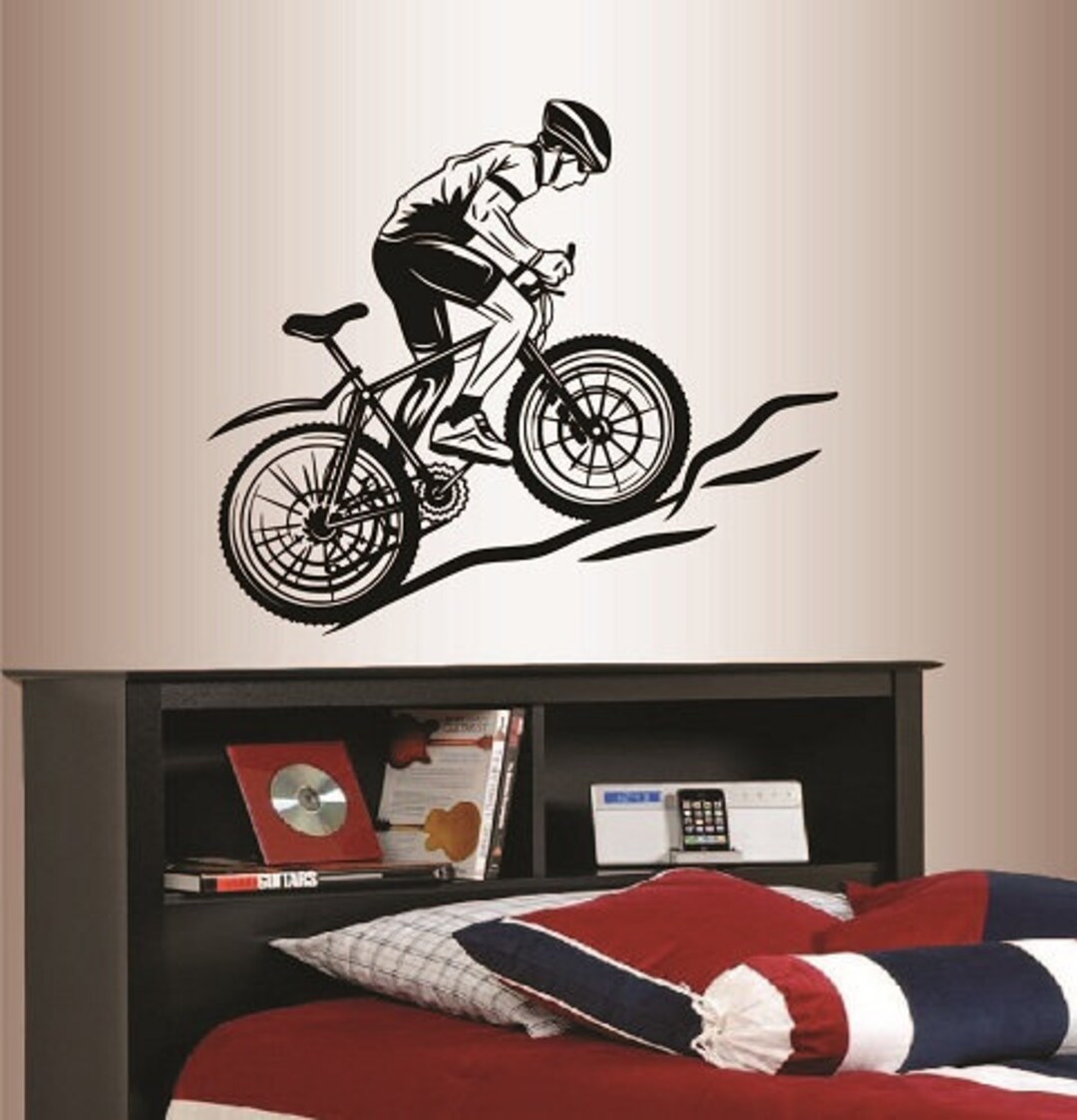 In-style Decals Wall Vinyl Decal Home Decor Art Sticker Mountain Biking ...