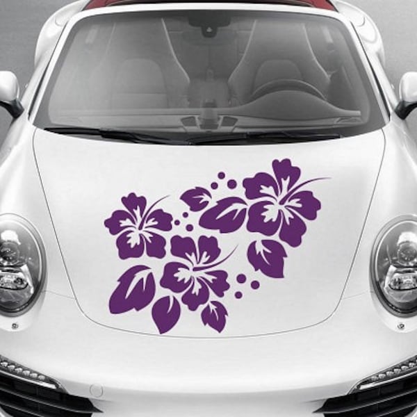 Floral Car Decals - Etsy