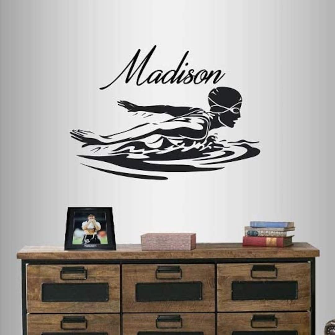 In-style Decals Wall Vinyl Decal Decor Sticker Custom Name Stroke ...
