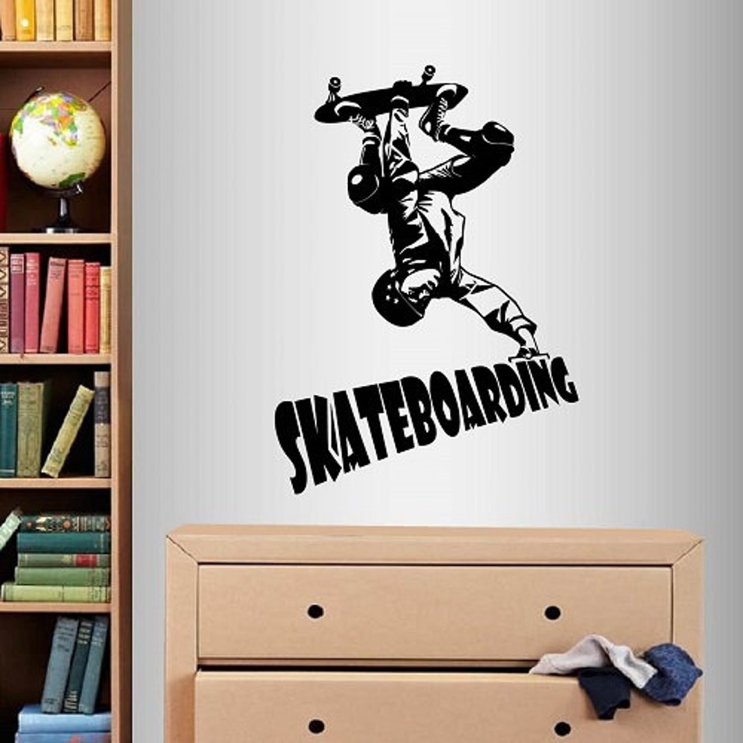In-style Decals Wall Vinyl Decal Home Decor Art Sticker Skateboarding ...
