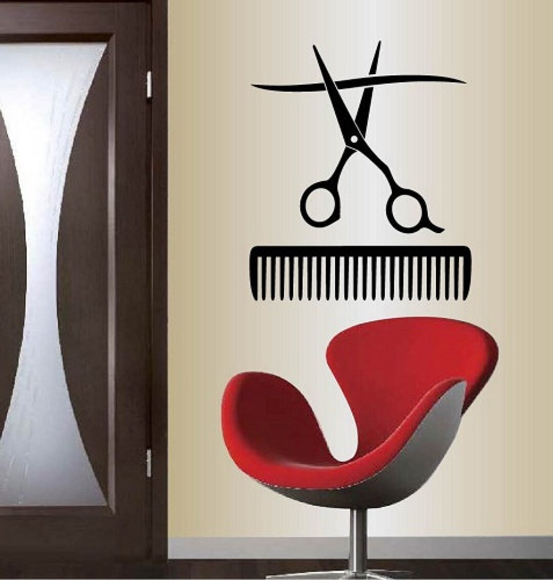 In-style Decals Wall Vinyl Decal Home Decor Art Sticker Hair Dresser ...