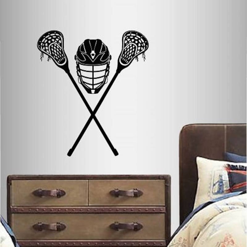 Lacrosse Wall Decal - Etsy