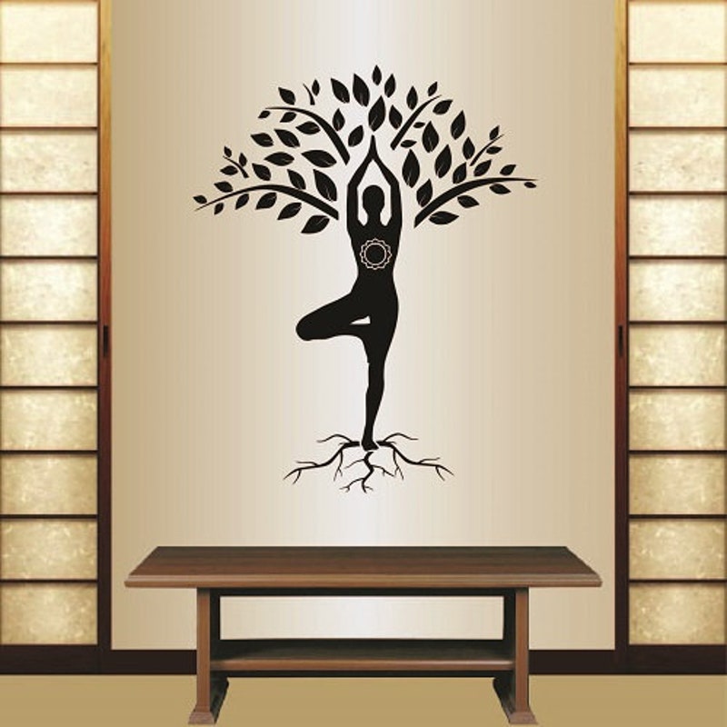Yoga Wall Decal - Etsy