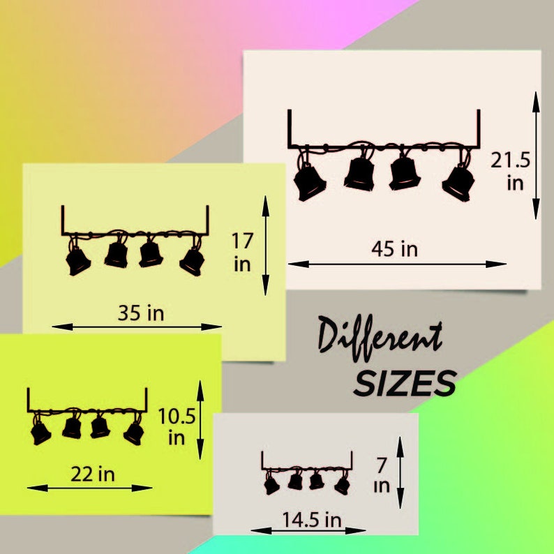 In-style Decals Wall Vinyl Decal Art Sticker Stage Lighting - Etsy