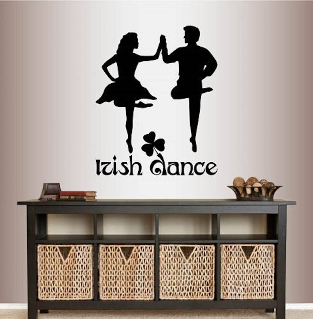 In-style Decals Wall Vinyl Decal Art Sticker Irish Dance Words Dancers ...