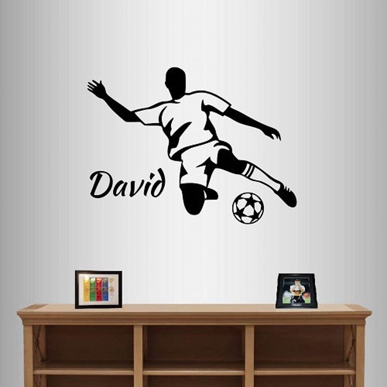 In-style Decals Wall Vinyl Decal Home Decor Sticker Soccer - Etsy