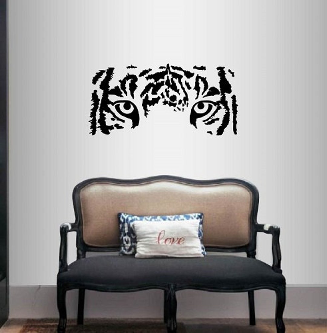 In-style Decals Wall Vinyl Decal Home Decor Art Sticker Tiger Eyes Wild ...