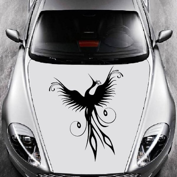 Phoenix Rising Car Decal - Etsy