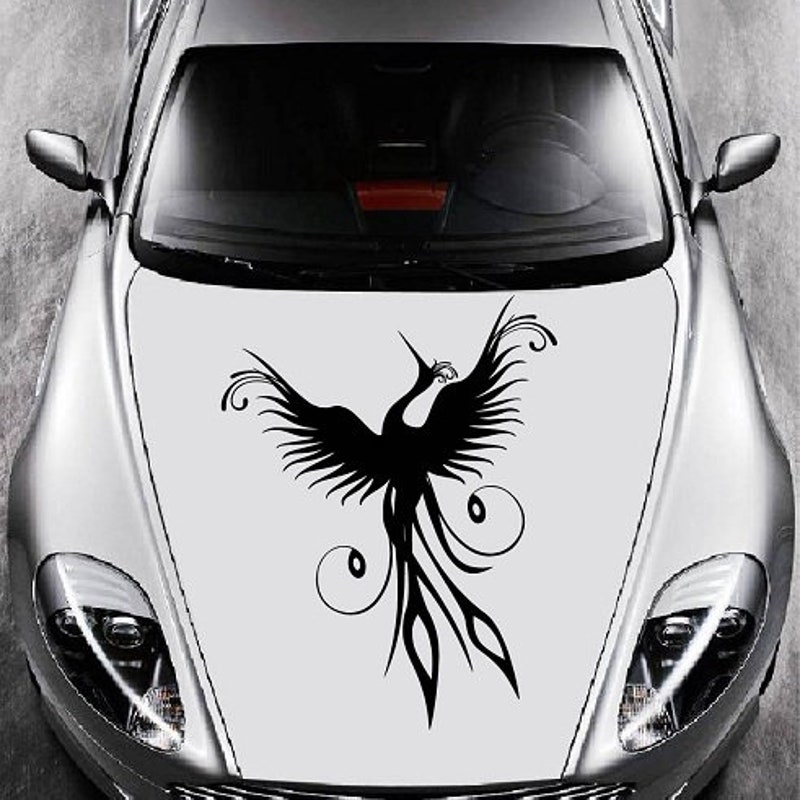 Phoenix Rising Car Decal - Etsy