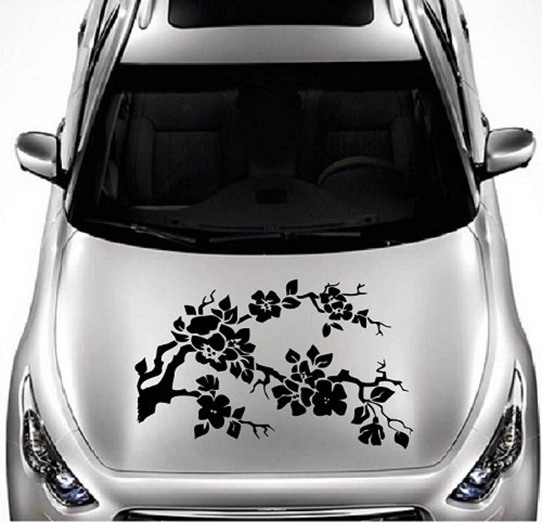 Vehicle Auto Car Décor Vinyl Decal Art Sticker Blooming Branch ...