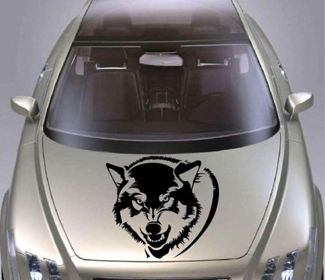 In-style Decals Vehicle Auto Car Décor Vinyl Decal Art Sticker Wolf ...