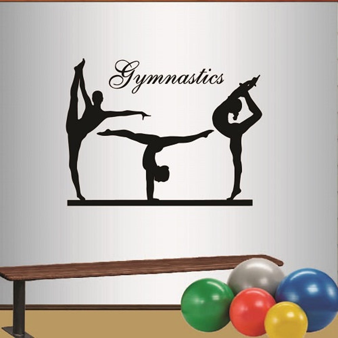 In-style Decals Wall Vinyl Decal Home Decor Art Sticker Gymnastics ...