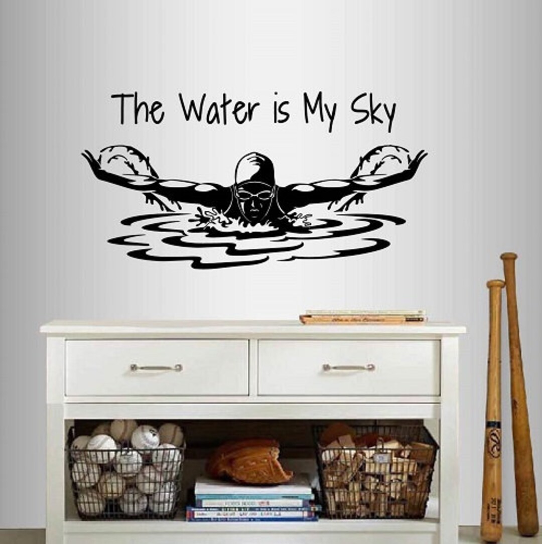 In-style Decals Wall Vinyl Decal Home Decor Sticker the Water is My Sky ...