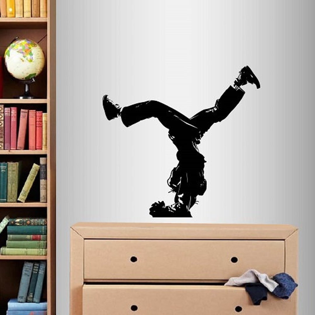 In-style Decals Wall Vinyl Decal Home Decor Art Sticker Break Dancer ...