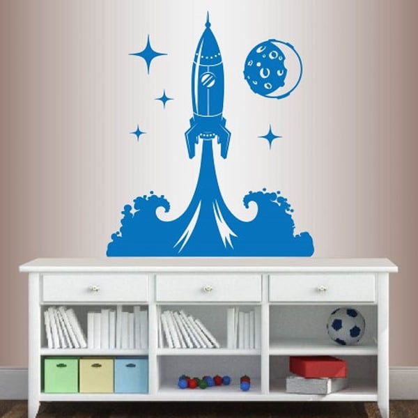 Space Ship Decal - Etsy