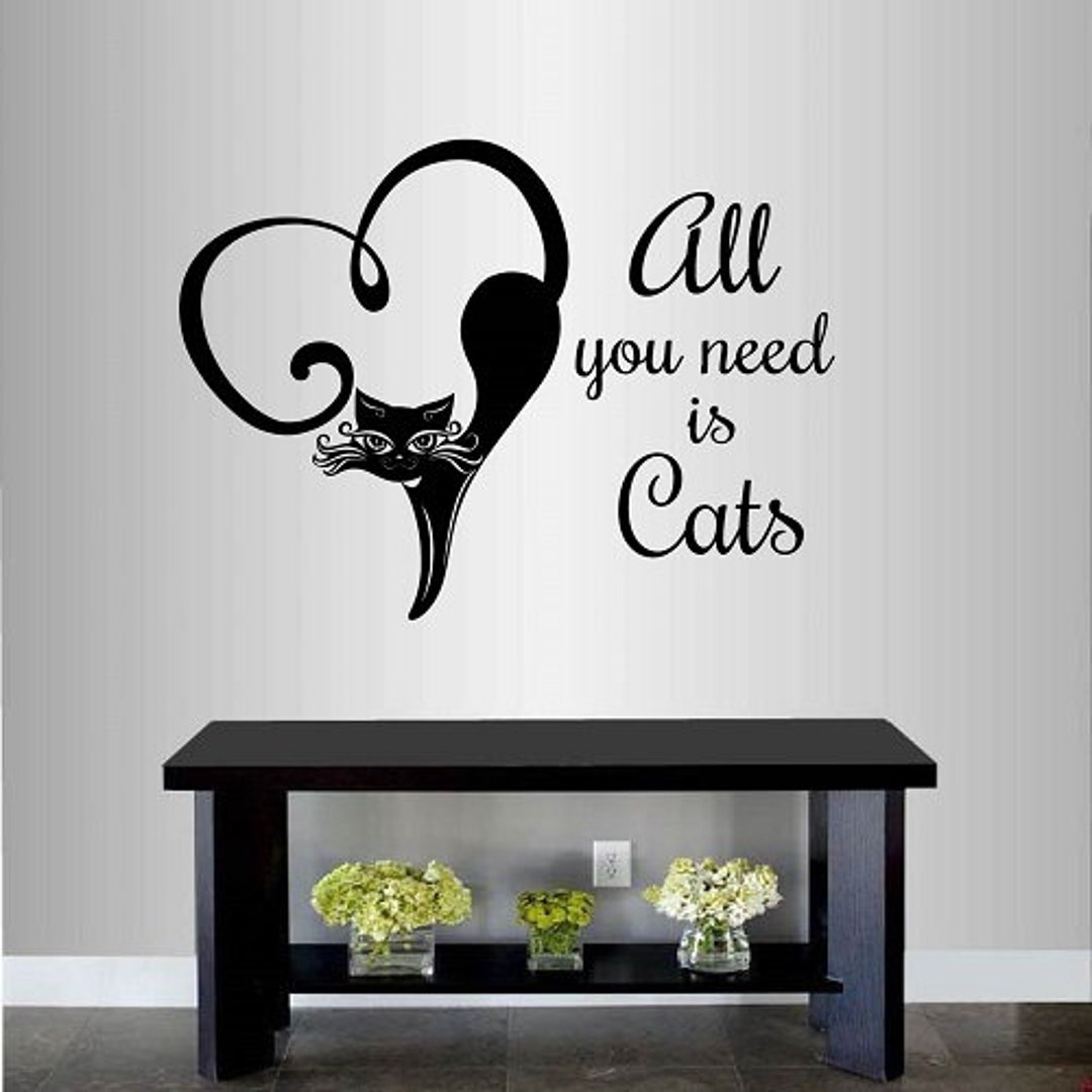 In-style Decals Wall Vinyl Decal Home Decor Art Sticker All You Need is ...
