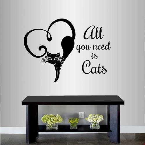 In-style Decals Wall Vinyl Decal Home Decor Art Sticker All You Need is ...