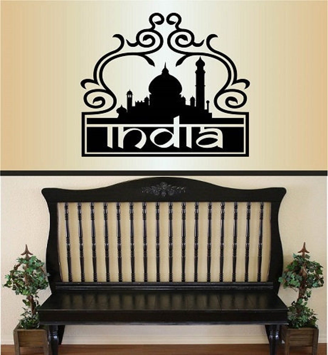 In-style Decals Wall Vinyl Decal Home Decor Art Sticker Taj Mahal India ...