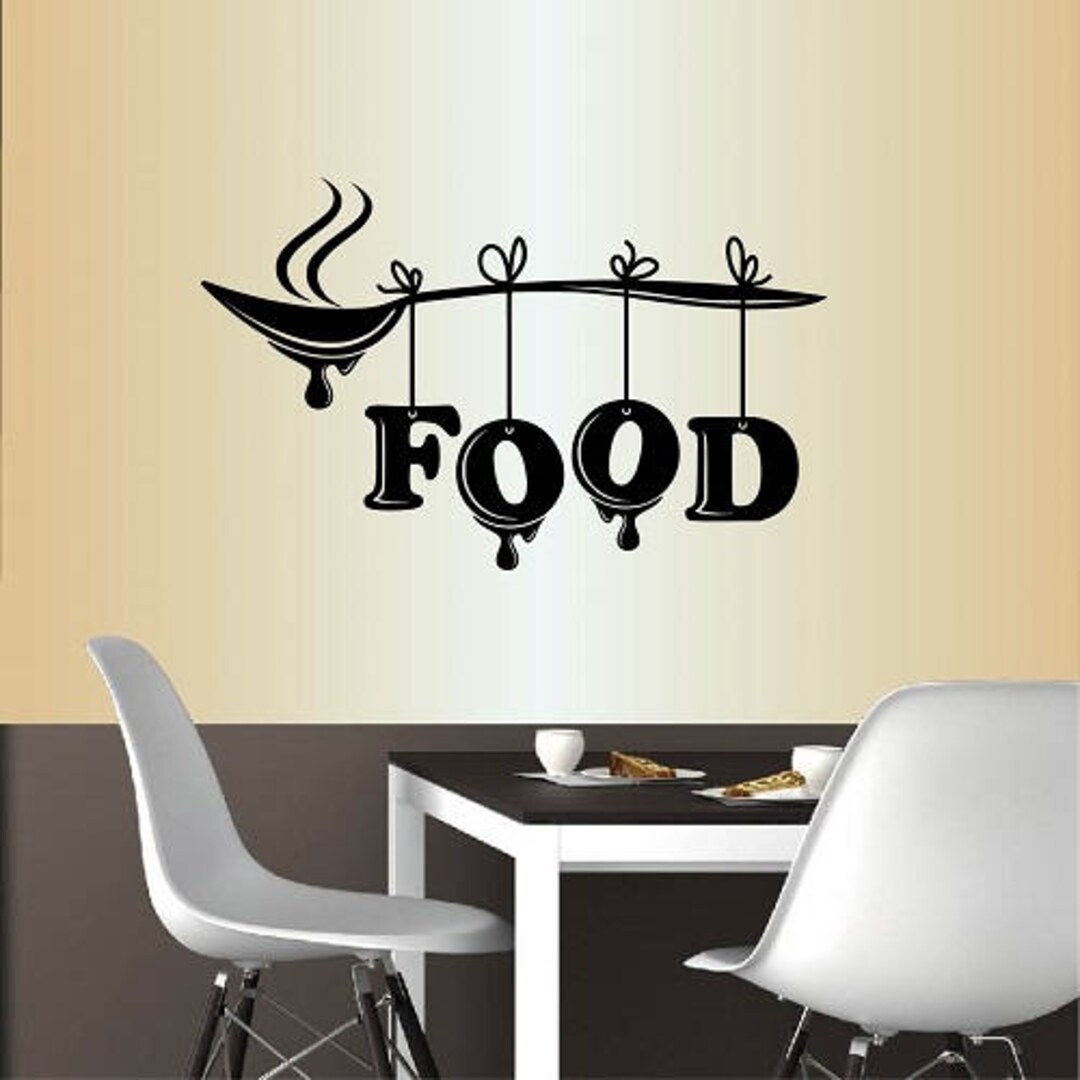 In-style Decals Wall Vinyl Decal Home Decor Art Sticker Food Word ...