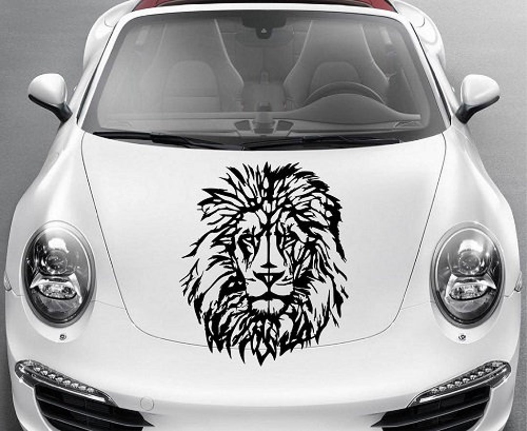 In-style Decals Vehicle Auto Car Décor Vinyl Decal Art Sticker Lion ...