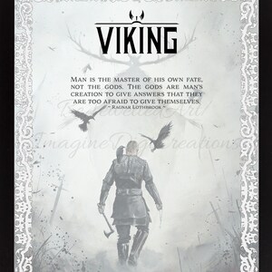 Viking Nine Noble Virtues Print, Father's Day Gift (digital Download ...