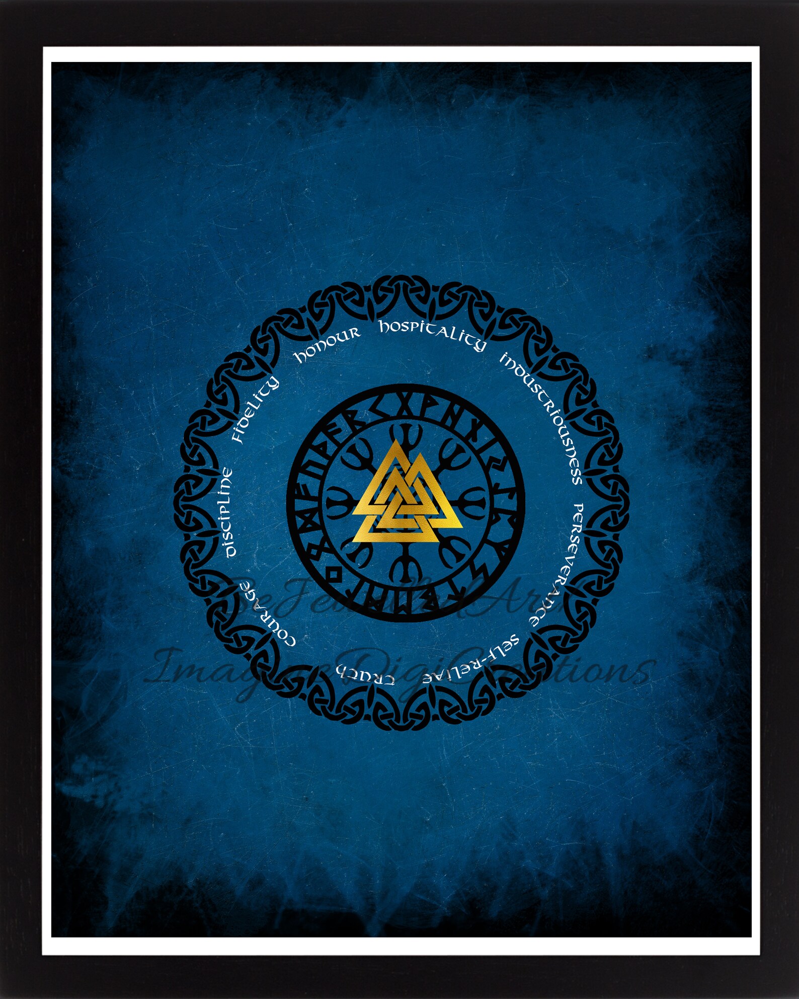 Raven Code Viking Print: Odin Valhalla Art (digital Download) - Etsy