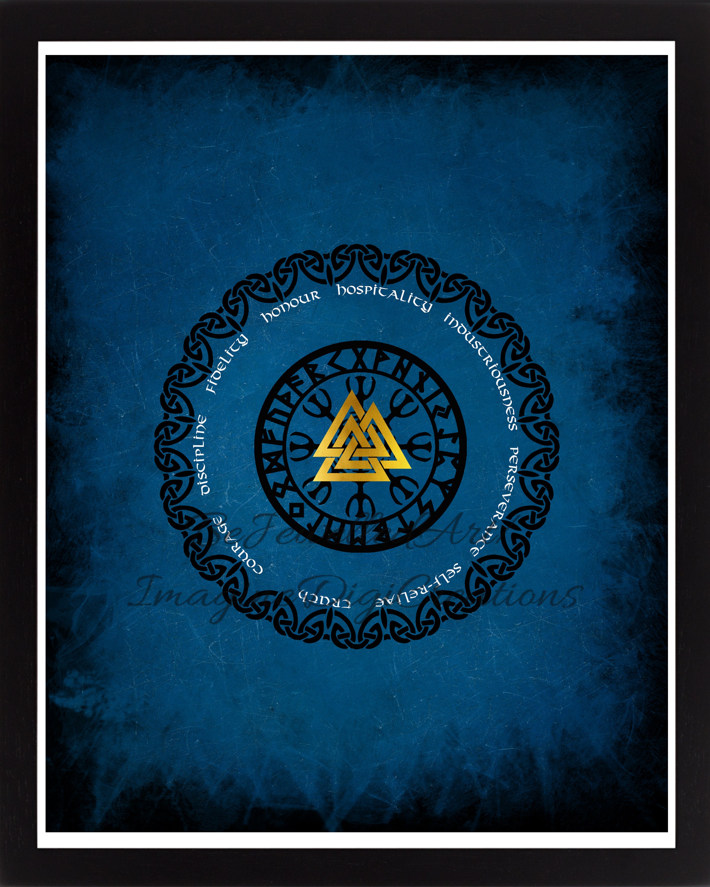 Raven Code Viking Print: Odin Valhalla Art (digital Download) - Etsy