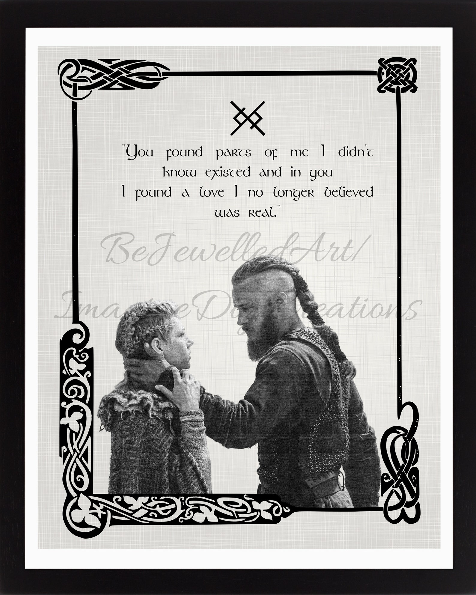 Viking Love Quote Print: Celtic Pagan Art (digital Download) - Etsy