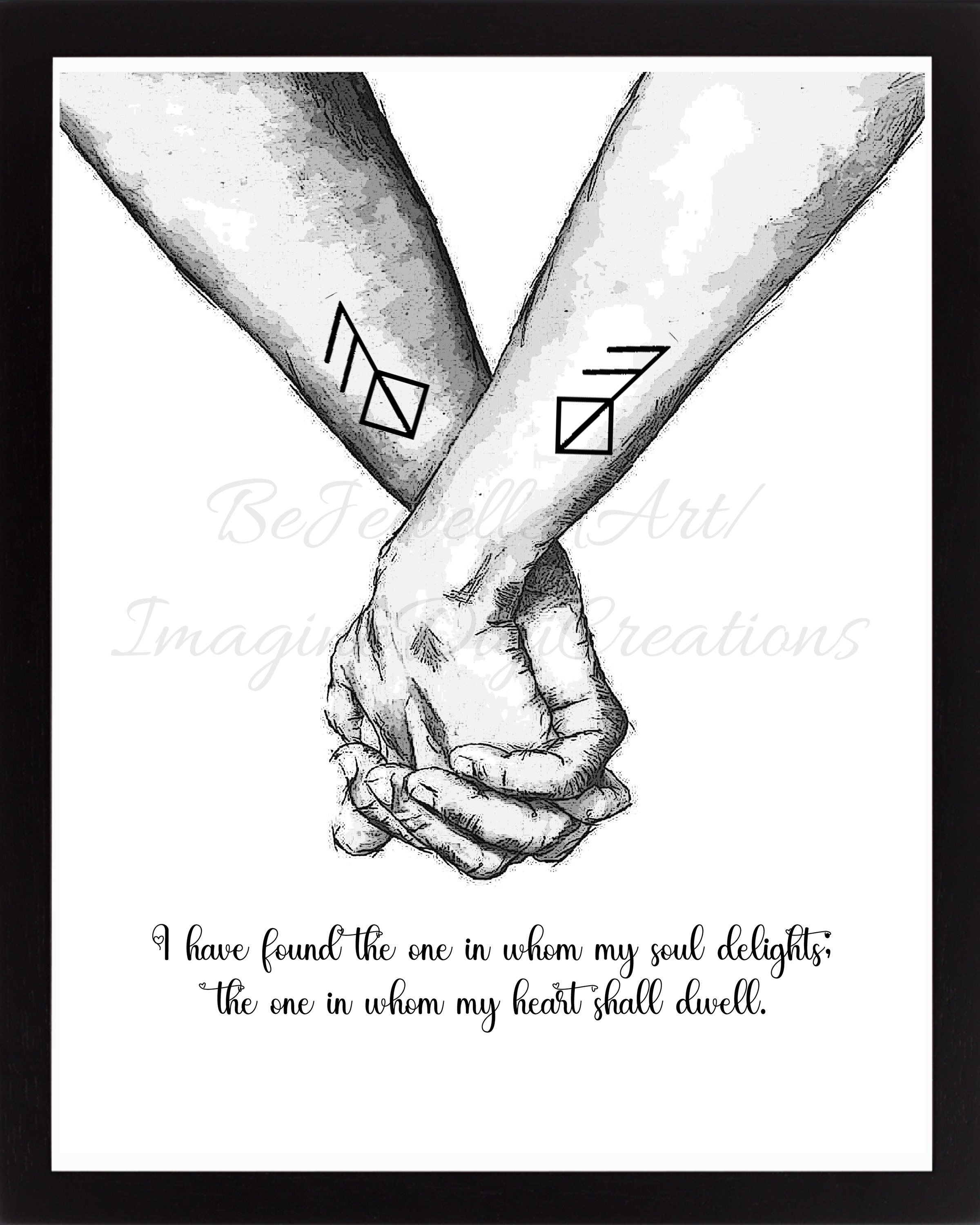 Viking Love, Digital Print, Viking, Celtic, Birthday Gift, Love Digital ...