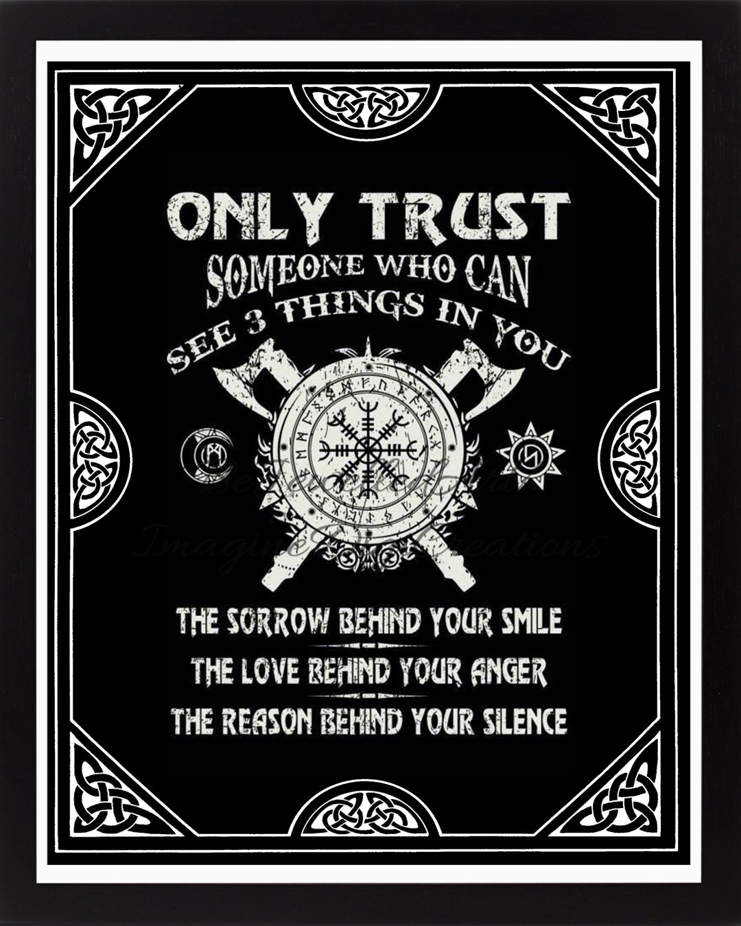 Viking Odin Nine Noble Virtues Print: Celtic Art (digital Download) - Etsy