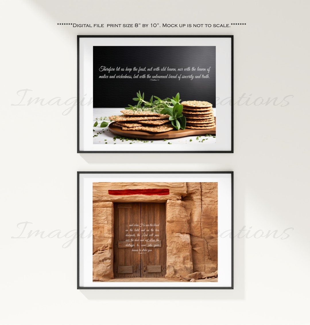 Passover, Passover Wall Art, Table Decor, Passover Gift, Matza, Bible ...