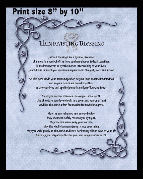 Blessing of the Hands Handfasting Blessinghandfasting - Etsy
