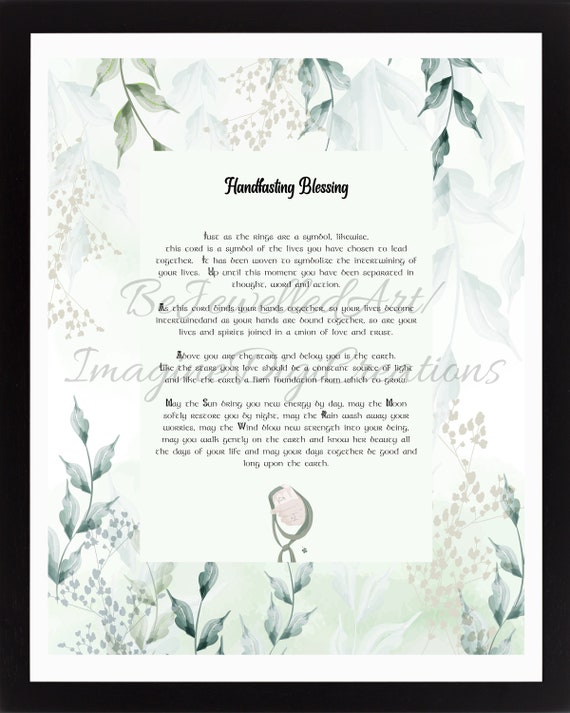 Handfasting Blessing Handfasting Old Norse Wedding Gift - Etsy