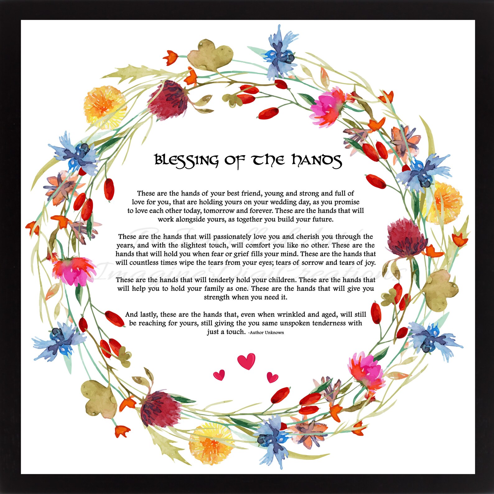 Handfasting Blessing Handfasting Old Norse Wedding Gift - Etsy