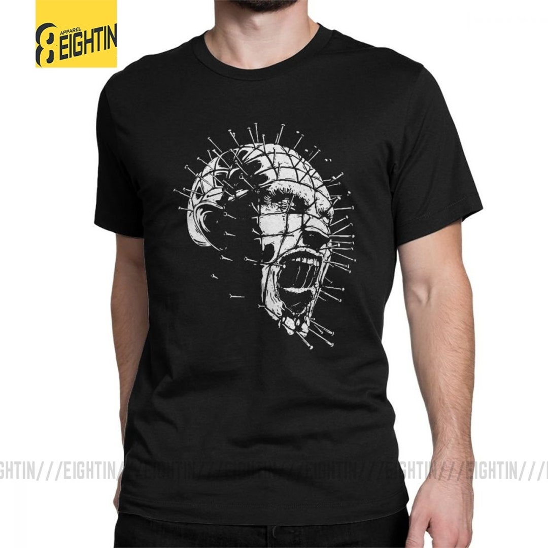 Hellraiser - Movie Pinhead Up-close Black T-shirt - BRAND NEW O-neck ...