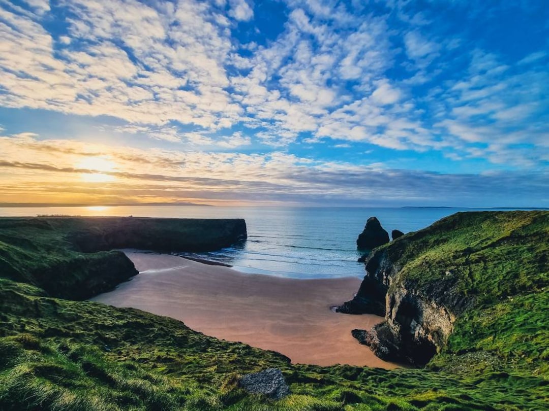 Ireland - Ballybunion - Nuns Beach January Sunset - Etsy